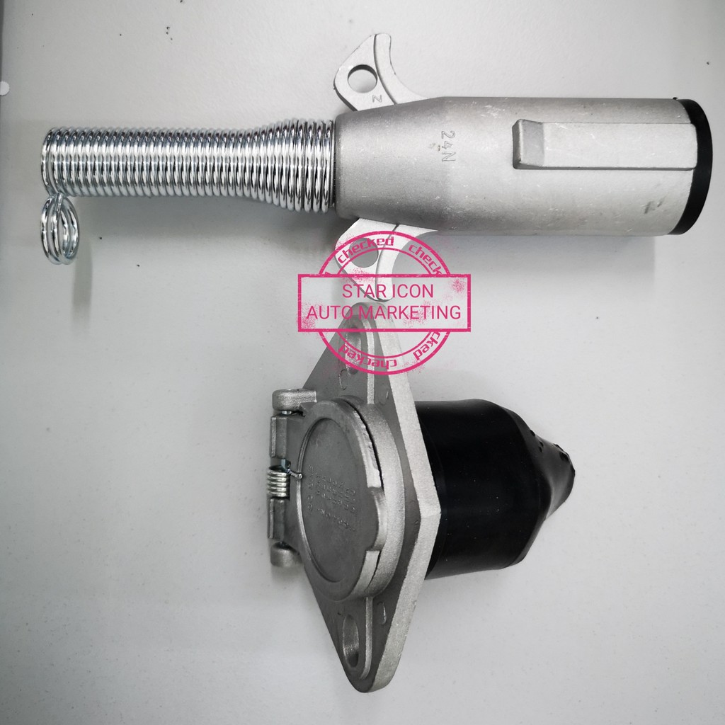 Universal 24V 7-Pin Trailer Plug 7-Pole Wiring Connector Adapter Socket ...