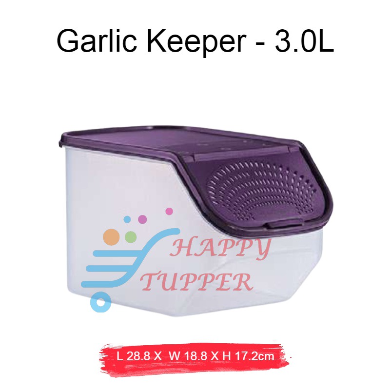Tupperware Garlic Keeper (2.3L & 3.0L) | Shopee Singapore