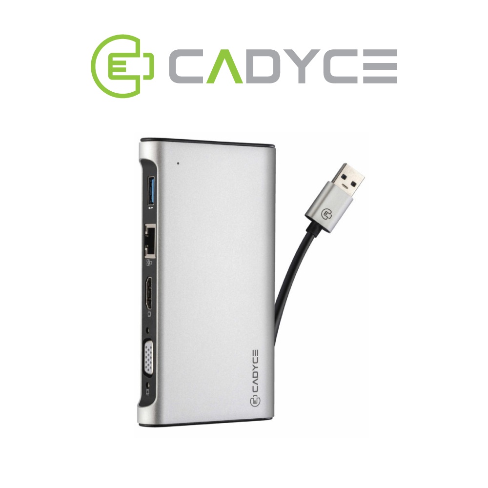 Cadyce USB 3.0 Travel Docking Station (CA-U3TDS) | Shopee Singapore