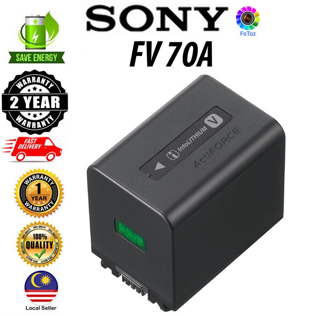 Sony NP-FV70A V-Series Battery Pack for Handycam Camcorders (1900mAh) | Shopee Singapore