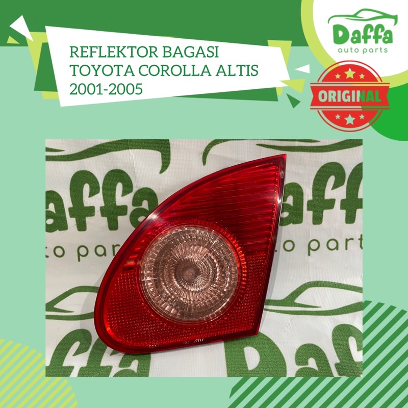 Toyota Corolla Altis 2001 2002 2003 2004 2005 Car Rear Trunk Reflector ...