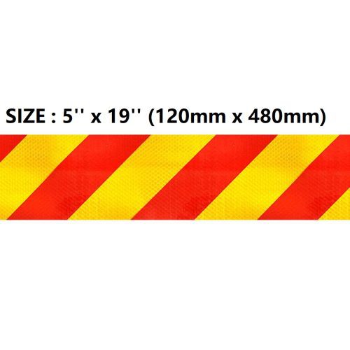 Diamond Lorry Reflect Sticker (Medium 5'' x 19'' ) | Shopee Singapore
