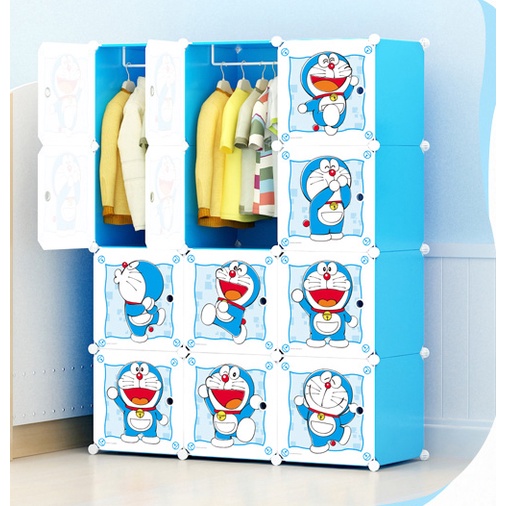 【Basic Cube Storage - Doraemon】DIY Modular Cube Storage Cabinet System ...