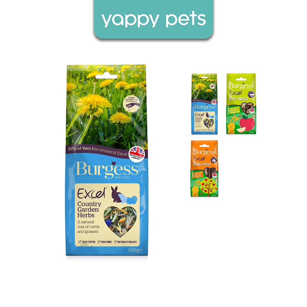 Burgess Excel Natural Snacks for Small Animal | Rabbit Treats, Hamster ...