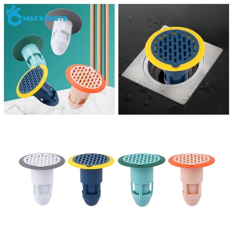 Bathroom Shower Floor Odor Stopper Cover/ Anti Odor Silicone Trap Water ...