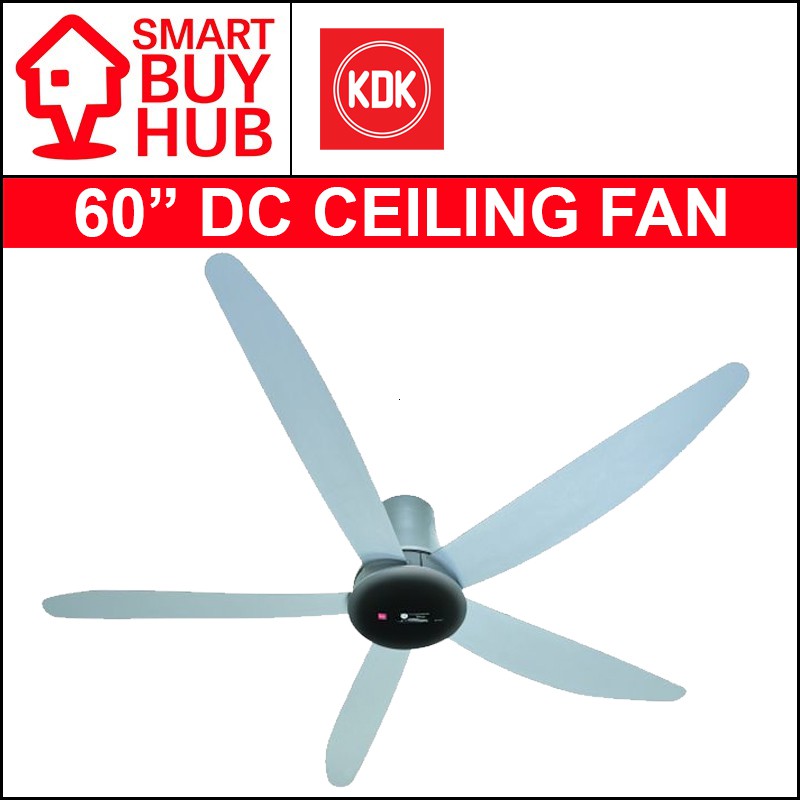 KDK T60AW 60" DC CEILING FAN WITH REMOTE | Shopee Singapore