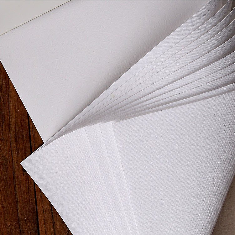 White Canvas Pad 280g Cotton Canvas Pad A3 A4 A5 Art Supplies | Shopee ...