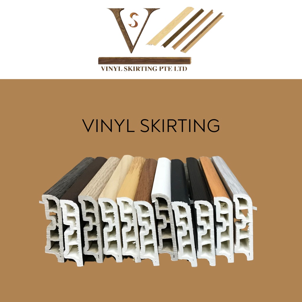 [SG Seller] PVC Skirtings 60mm (W) 12mm (T) - Vinyl Flooring & Laminate ...