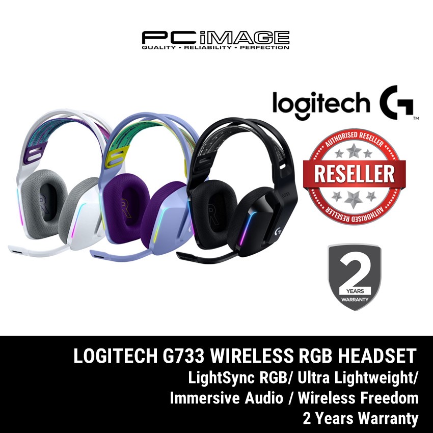 LOGITECH G733 LIGHTSPEED WIRELESS RGB GAMING HEADSET | Shopee Singapore