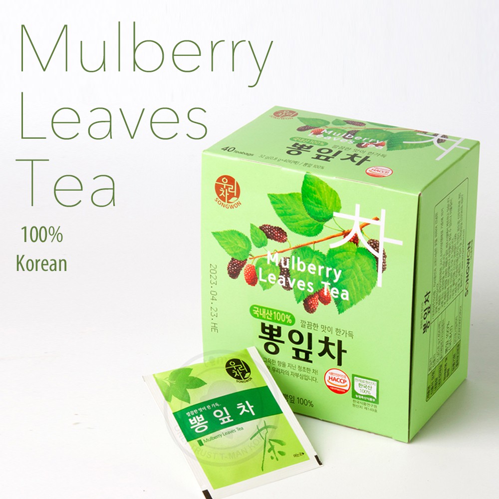 Songwon Mulberry Leaves Tea / 40 Teabags / 32g | Shopee Singapore