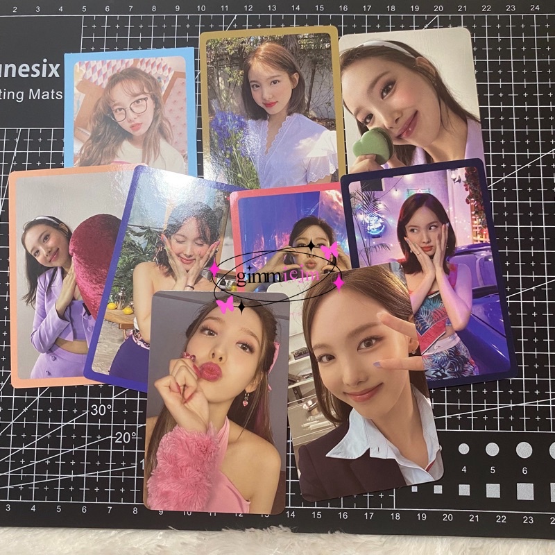(booked) Nayeon twice photocard pc fol formula of love pout macaroon ...