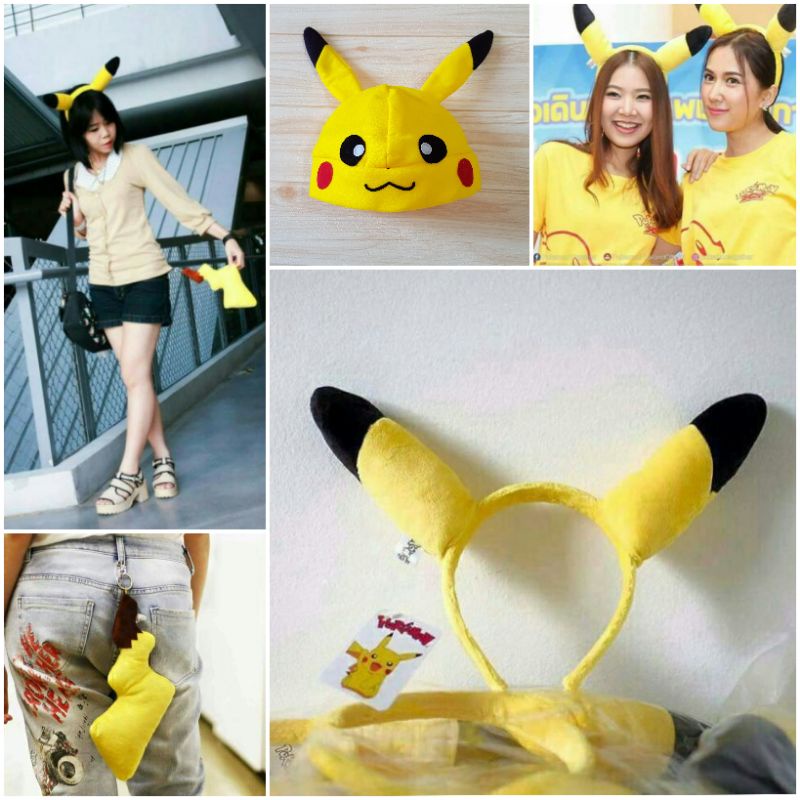 pokemon Pikachu Headband Tail Hats | Shopee Singapore