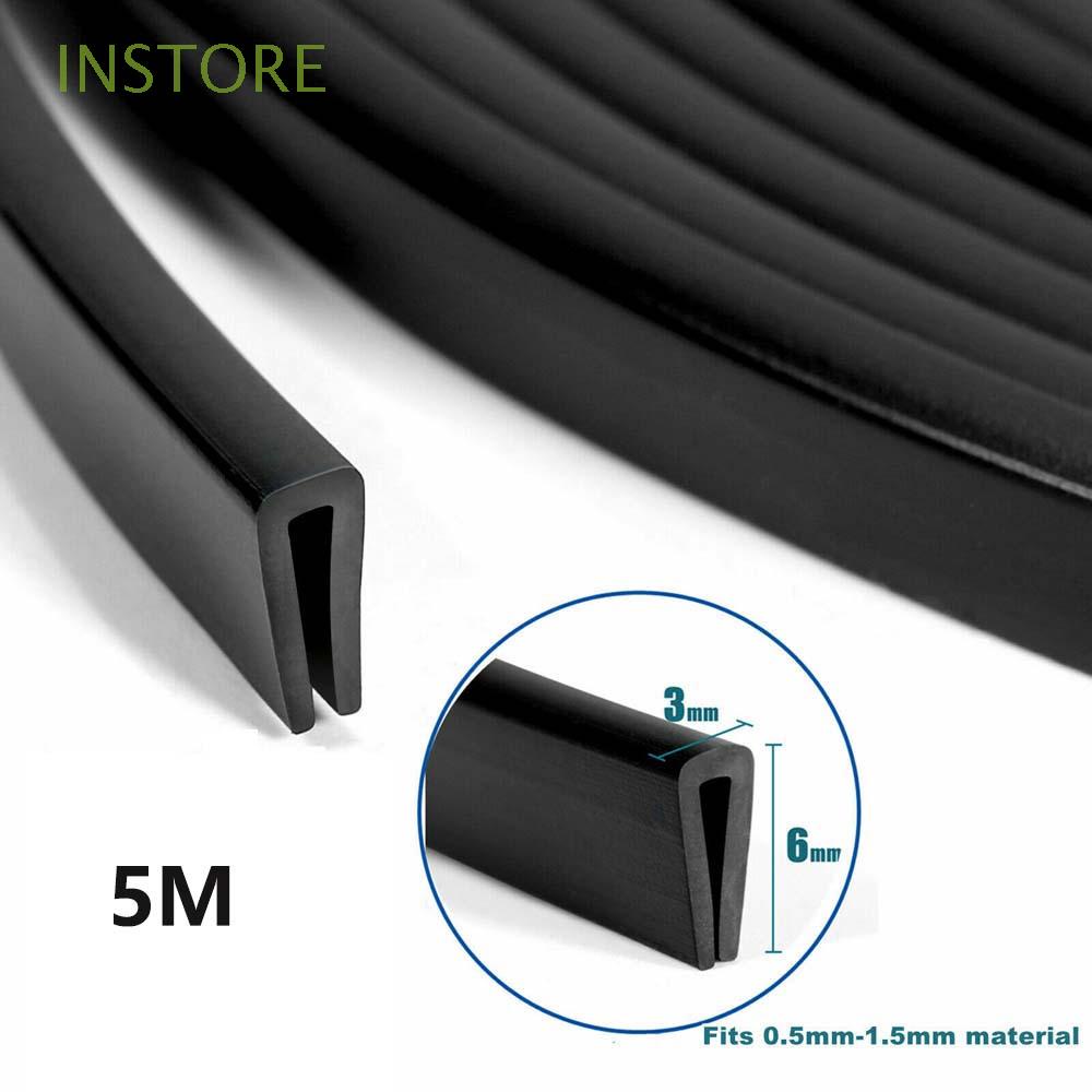 INSTORE 5M Rubber Strip Auto Roof Car Styling Accessories Car Door Edge ...