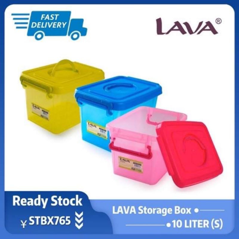 LAVA Storage Box Storage Bin Foods Safe Toys Storage Fridge Box Kitchen ...