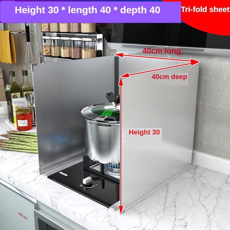 (SG STOCK)304 stainless steel oil baffle cooker kitchen high ...