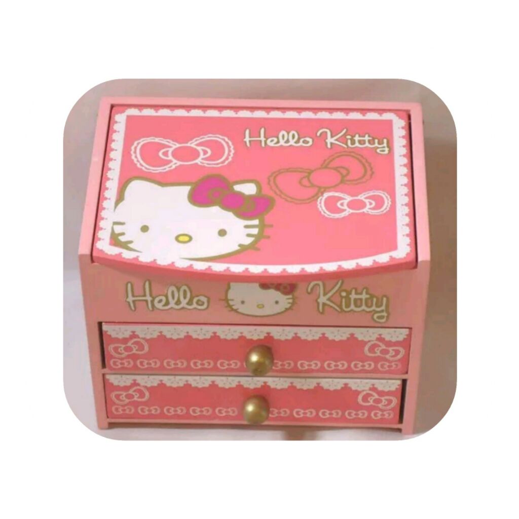 Hello Kitty Wooden Jewellry Box (Design C) | Shopee Singapore