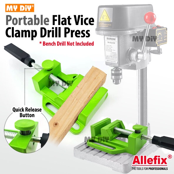 DIY Online4u - ALLEFIX QUICK RELEASE DRILL PRESS VICE / PORTABLE FLAT ...