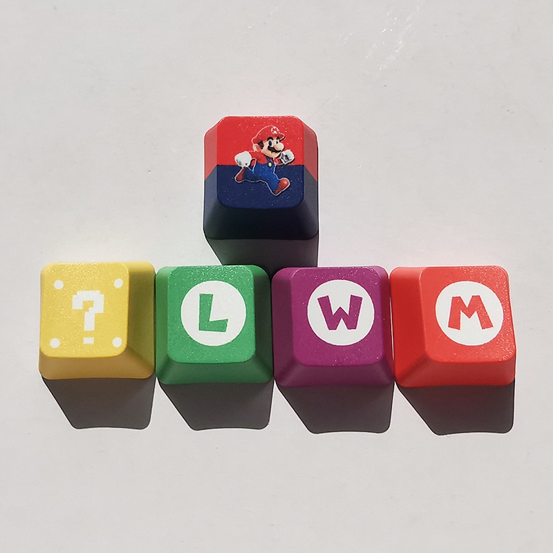 Keycap Super Mario Mechanical Keyboard Dedicated PBT OEM R4 Red ESC ...