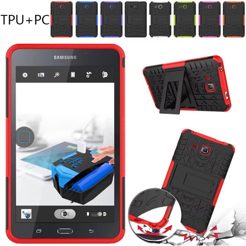 Samsung Galaxy Tab A A6 7.0 inch 2016 T280 T285 SM-T280 Dazzle Hybrid Armor Cases TPU & PC ...