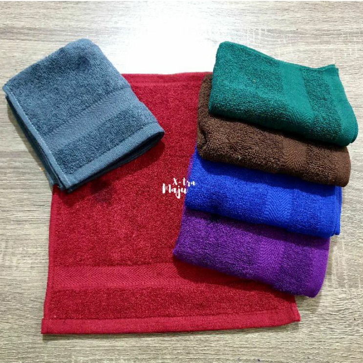 KATUN Small face towel face plain face towel soft oil cotton | Shopee ...