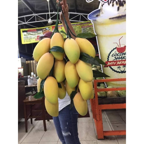 BUAH MANGGA PLASTIK/DISPLAY MANGOES | Shopee Singapore