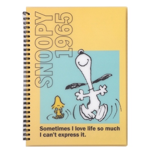 Peanuts Snoopy Friends Lined Spiral Notebook Spring Notepad Korean ...