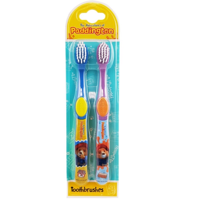 Paddington Bear Twin Toothbrush 4-12 yrs | Shopee Singapore