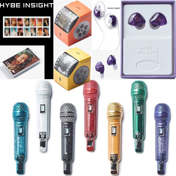 [ BTS HYBE INSIGHT museum official merch collection ] mic badge purple ...