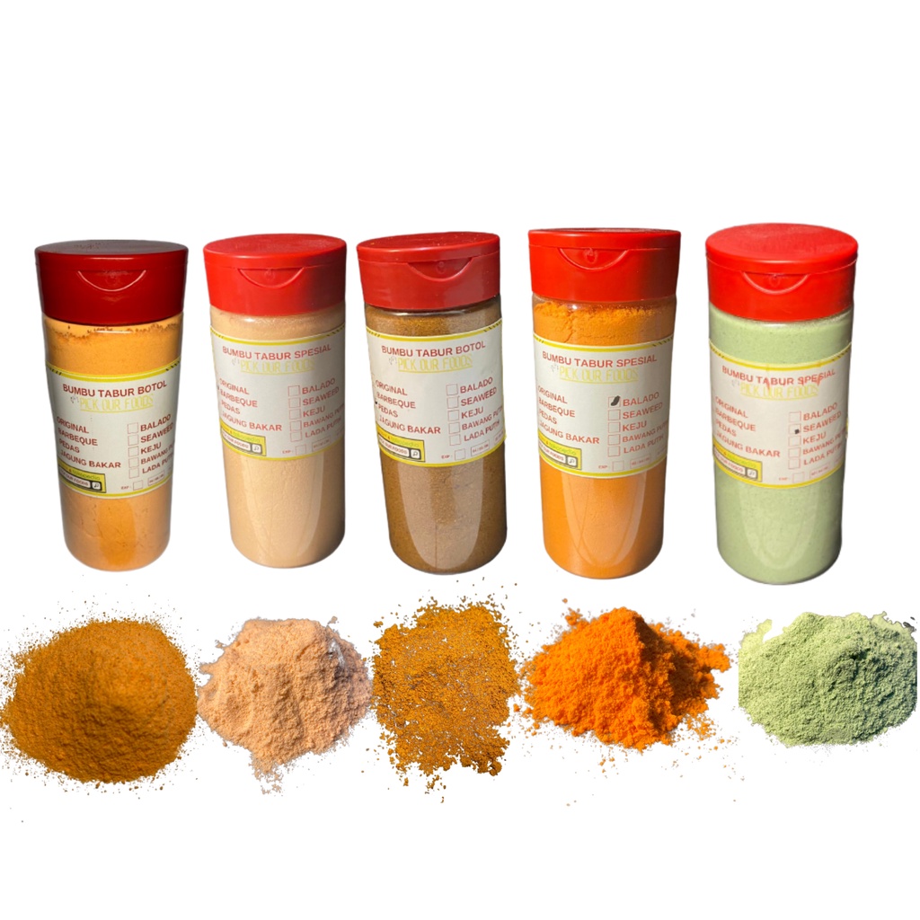 Spicy Powder/Seaweed/Salt&Papper/Balado/BBQ/JagungBakar/Cheese/Kunyit ...