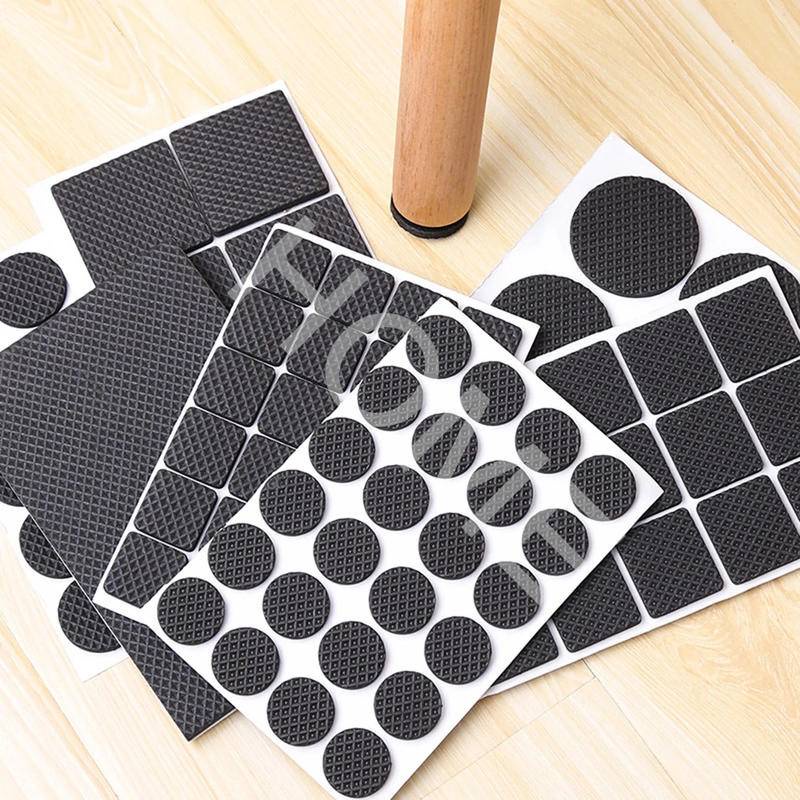 Thickening Self Adhesive Furniture Leg Feet Rug Felt Pads Anti Slip Mat ...