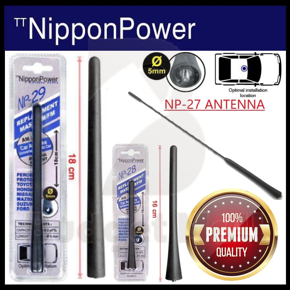 Car Roof Radio Antenna Pole Mast Perodua Myvi Alza Proton Waja Persona Vios Wish Swift (Nippon ...