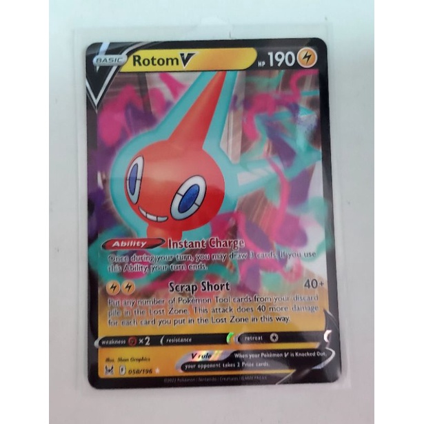 Pokemon rotom v lost origin card | Shopee Singapore