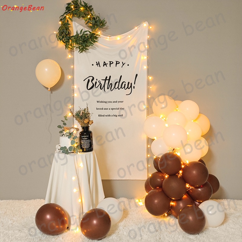 Ins Style Balloon Tapestry Set Birthday Party Backdrop Decoration ...