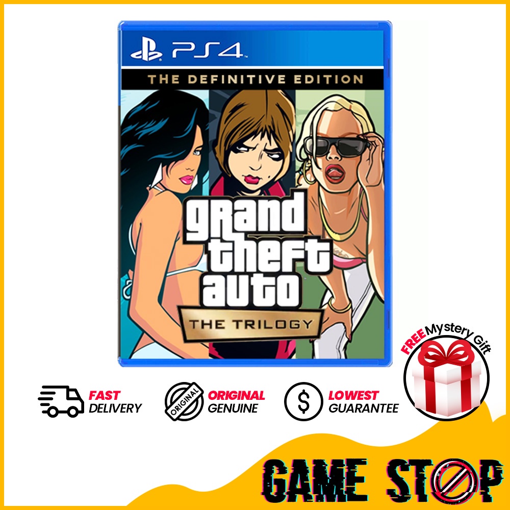 PS4 GTA Grand Theft Auto: The Trilogy [The Definitive Edition] Chi/Eng Version (中英文版) | Shopee ...