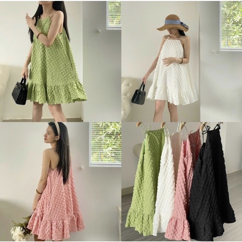 New ARRIVAL | Babydoll ULZZANG FREESIZE Spaghetti strap Fishtail Sponge ...