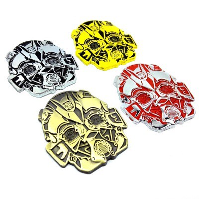 1 x Metal Transformer Bumblebee Logo Car Rear Side Emblem Sticker Badge ...
