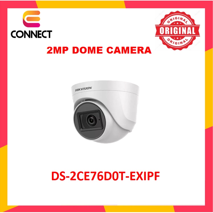 HIKVISION CCTV INDOOR DOME CAMERA DS-2CE76D0T-EXIPF 2MP Analog Full HD ...
