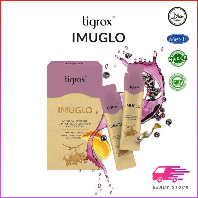 【Local Seller】Original With Box Wellous tigrox Imuglo Immune Booster Immunity 20sachets | Shopee ...