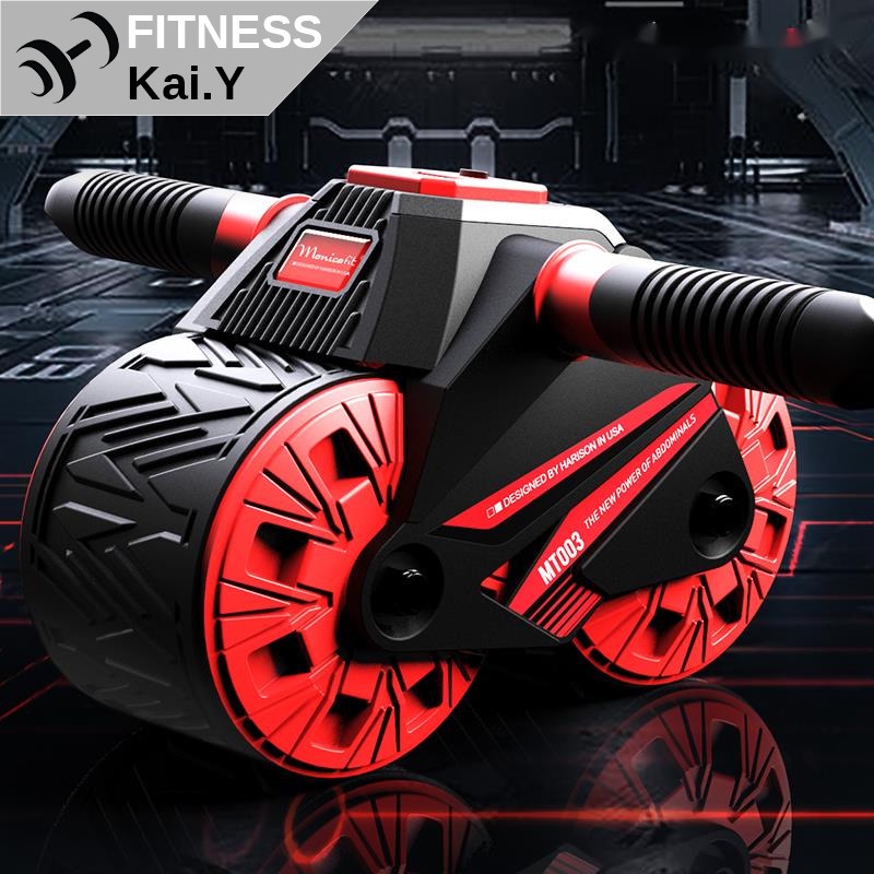 P·I Rebound Abdominal Wheel Automatic Double Drum Strengthening Muscle ...