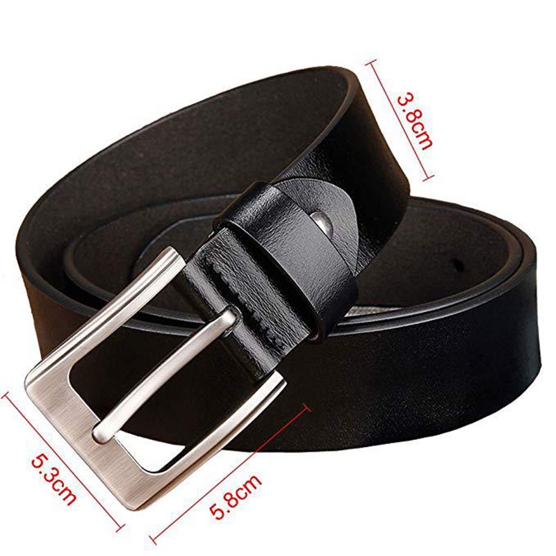 Genuine Leather Long Belt Men Large Plus Size Belts Men | Shopee Singapore