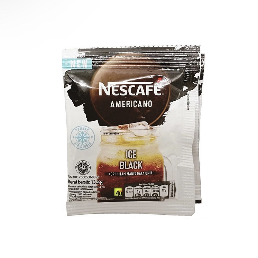 Nescafe Ice Black Americano 1 Sachet 13gr | Shopee Singapore
