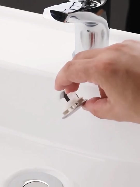 [ Featured ] Kitchen Bath Drain Cap / Plastic Sink Hole Overflow Cover ...