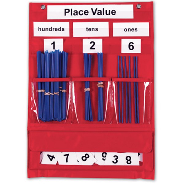 Learning Resources LER2416 Counting & Place Value Pocket Chart - Maths ...