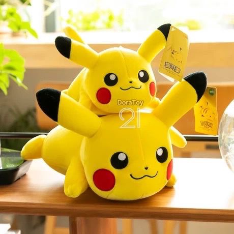 【In Stock】Pokémon Plush: Pikachu Laying Flat Plush Soft Toy | Shopee ...