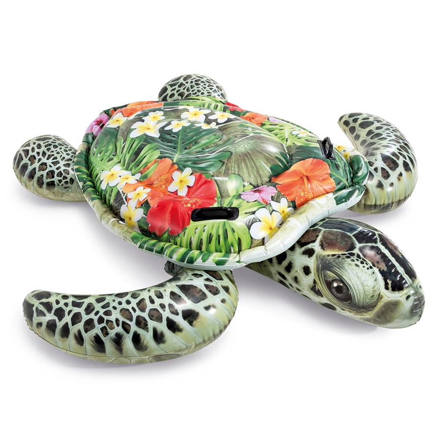 Prosun Intex Realistic Sea Turtle Ride-On Inflatable Swim Swimming Pool ...