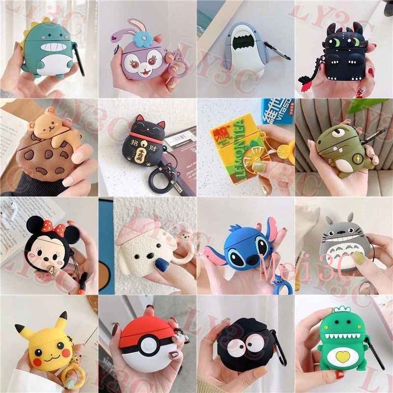 earphone cover AirPods 1 2 cover i12 case inpods 12 case cartoon soft ...