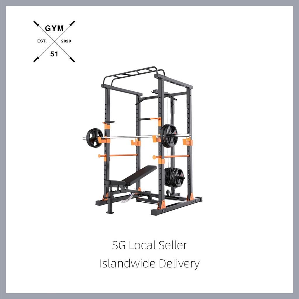 [Instock] Commercial Multi-function Rack / Home Gym Power Rack / Gym ...