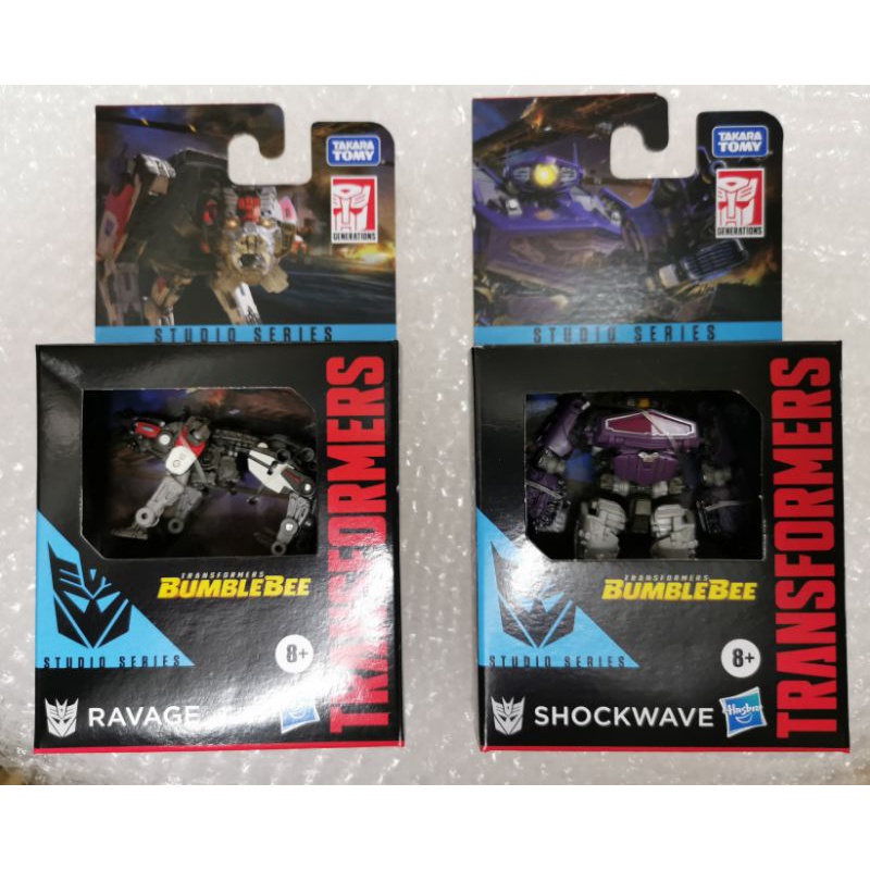 Transformers Bumblebee Studio Series Core Class Ravage Shockwave ( Set ...