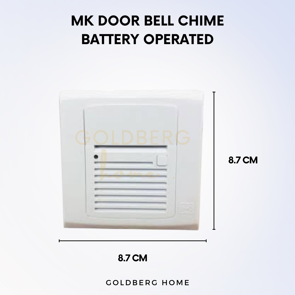 [SG Seller] MK Door Bell Chime AC DC Battery Operated S4338XWHI ...