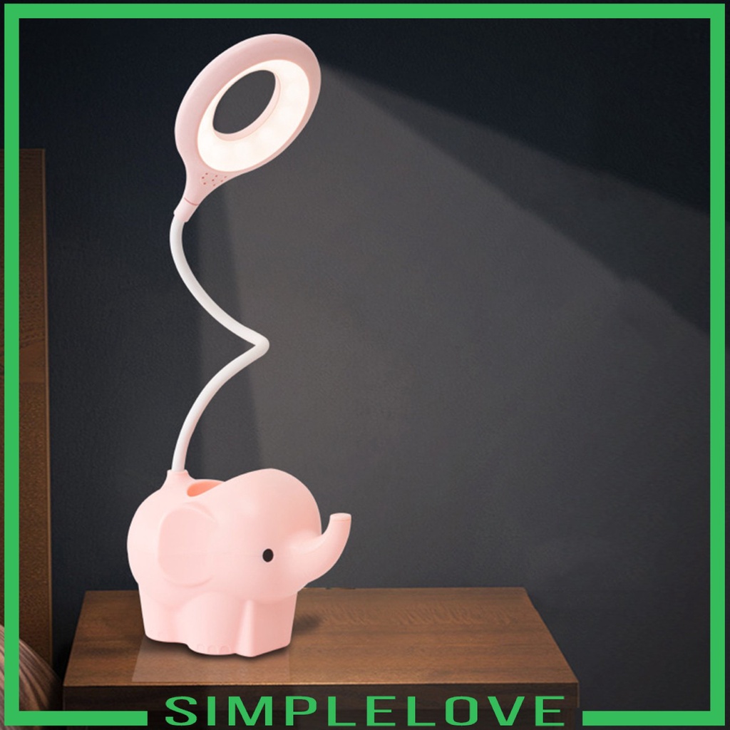 SimpleloveRechargeable Elephant Shape Desk Lamp Night Light | Shopee ...